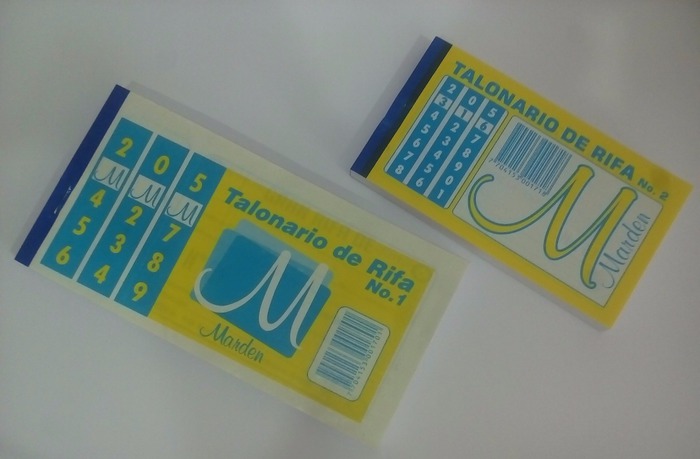 Talonario de Rifa :: Unicopias
